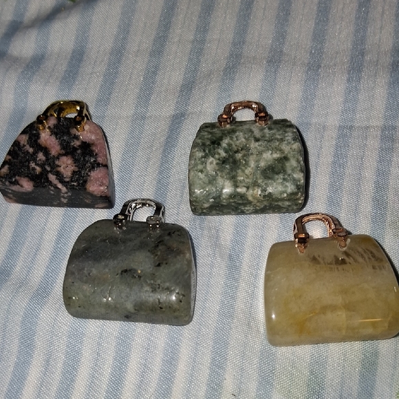 Bags | P3 Elegant Stone Miniature Handbag Set Of 4 | Poshmark